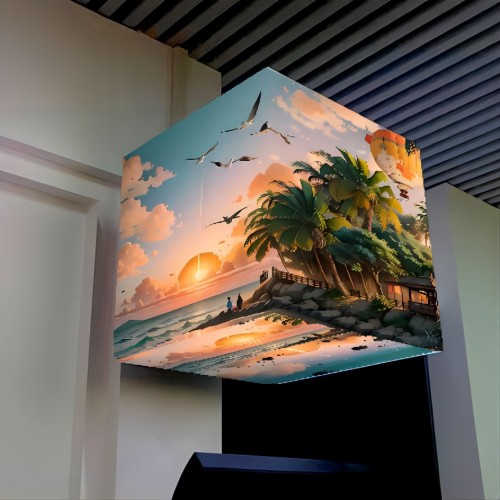 Wall-mounted LED Magic Cube - Products - FuJian Gamet Technology Co., Ltd.